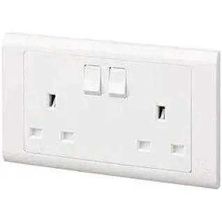 MK Electric 2G 13A Switched Socket Essential MV2747WHI – Deluxe Electricals